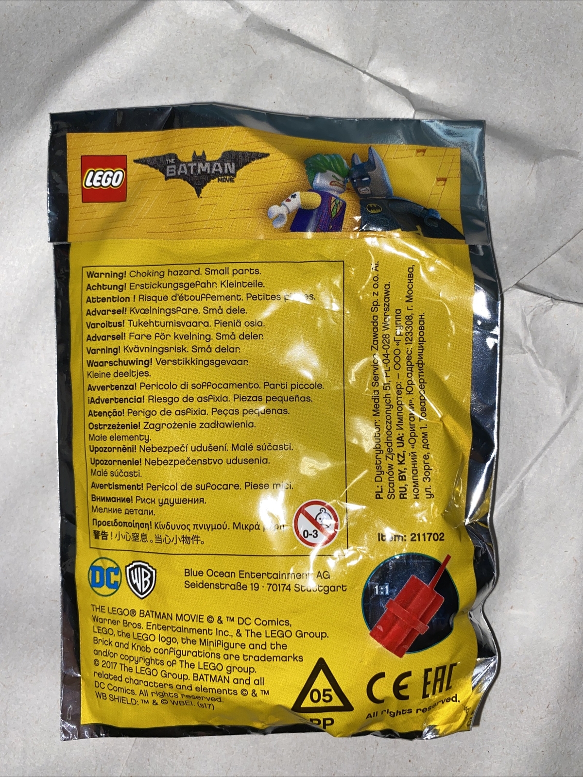 LEGO® - THE BATMAN MOVIE - DC THE JOKER - LIMITED POLYBAG - NEW SET 211702
