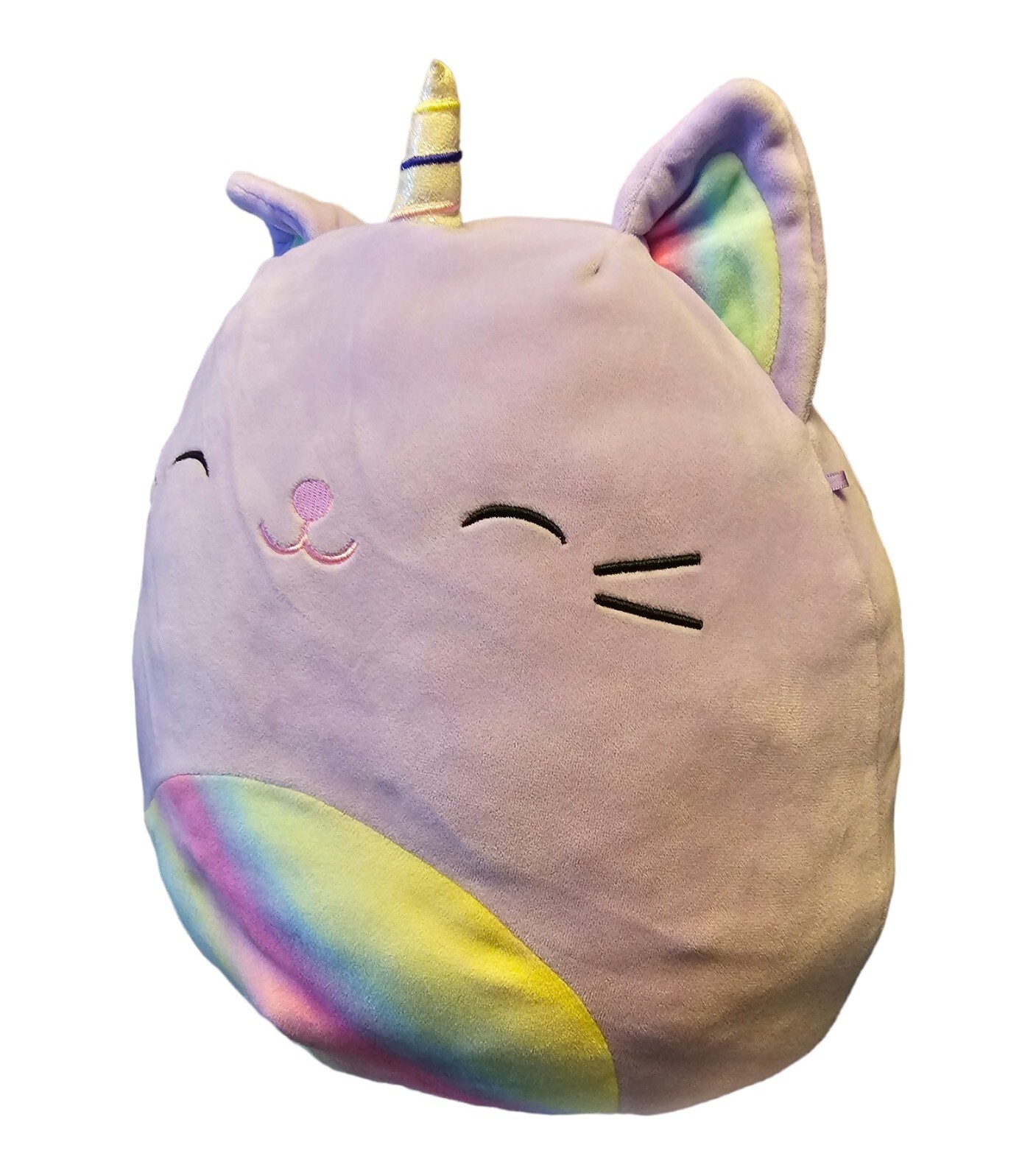 Squishmallow Huge Sabrina Caticorn Unicorn Soft Plush Pillow 12 inches ...