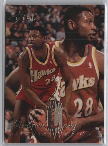 1994-95 Flair Atlanta Hawks Basketball Card #5 Andrew Lang | eBay