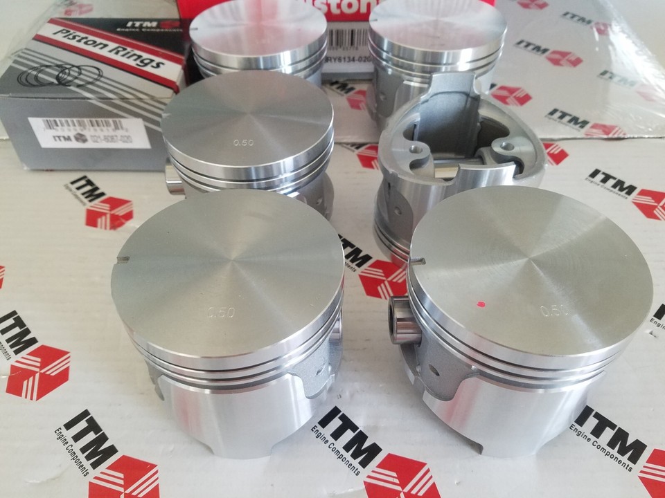 Pistons & Ring Set +.020 Oversize fits Datsun 280ZX 81-83 RY6134-020 | eBay