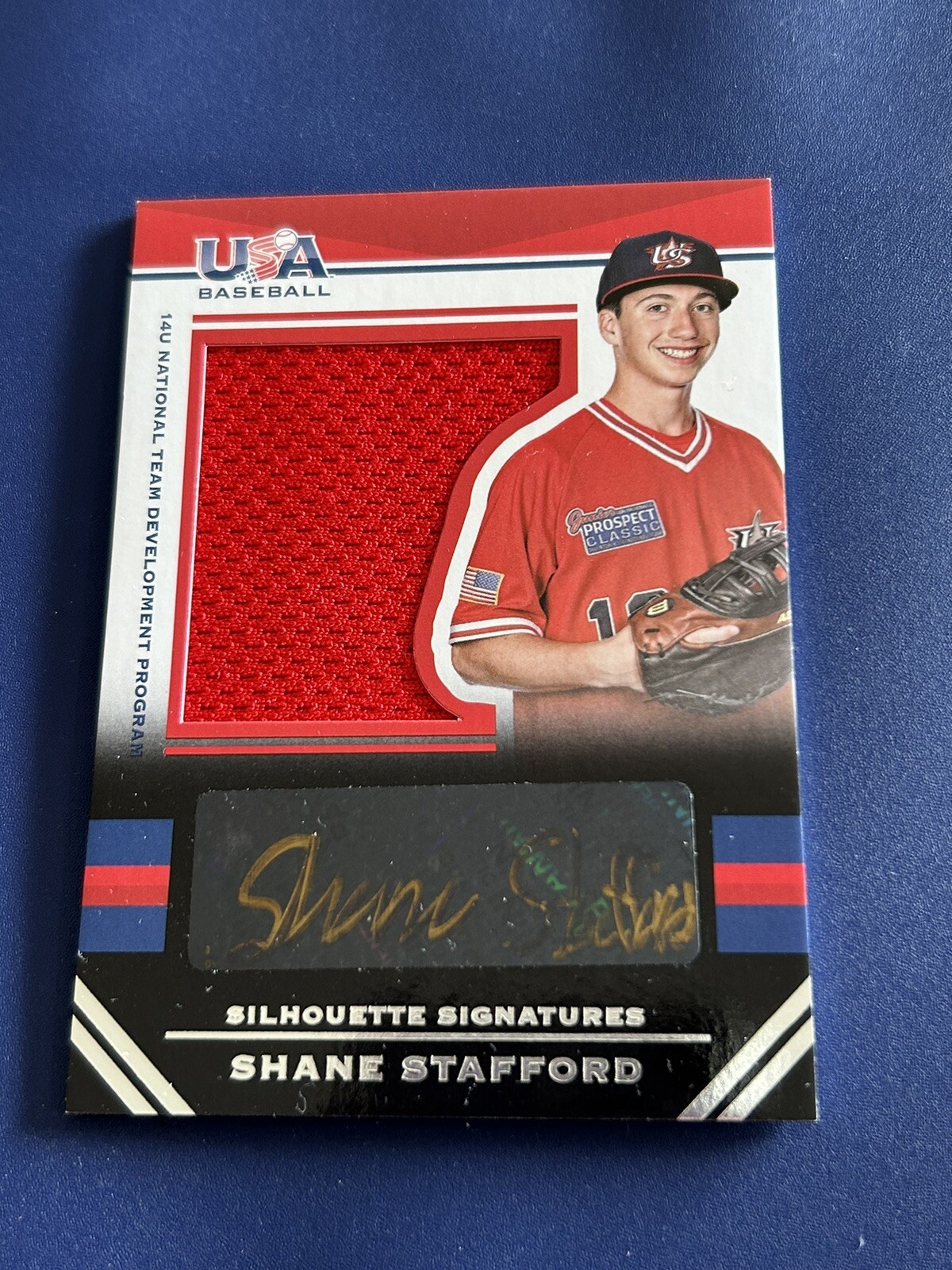 2017 Stars and Stripes Silhouette Black Gold Jersey AUTO /44 Shane ...