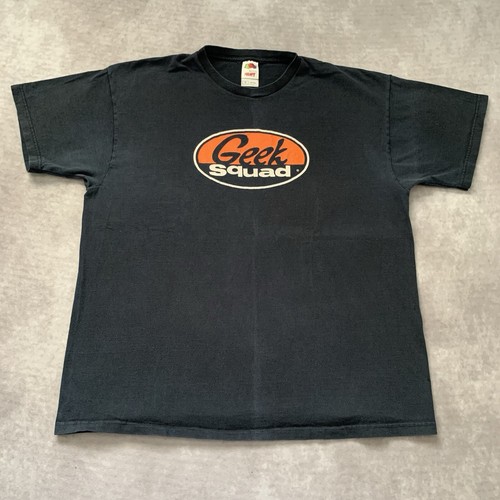 Vintage 2000s Geek Squad Shirt Size XL Tech Computer Video Game Code ...