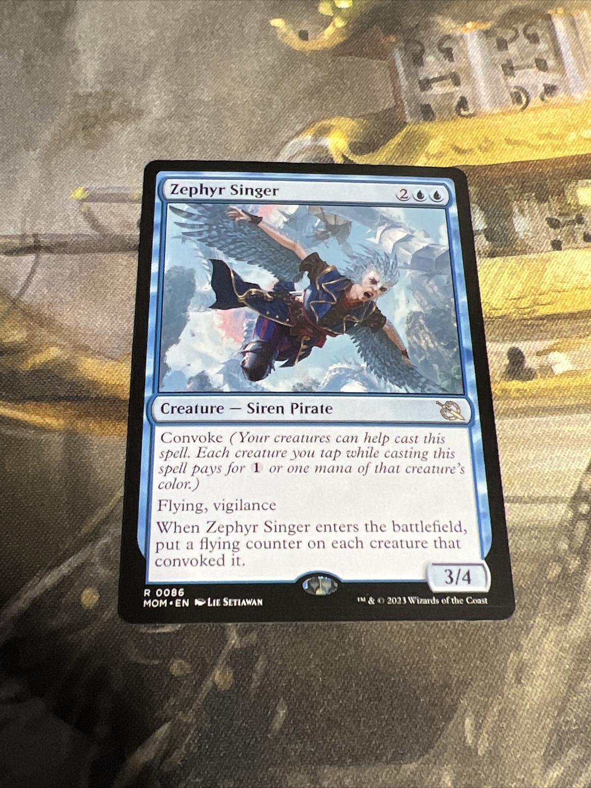 MTG Magic Zephyr Singer March of the Machine NM | eBay