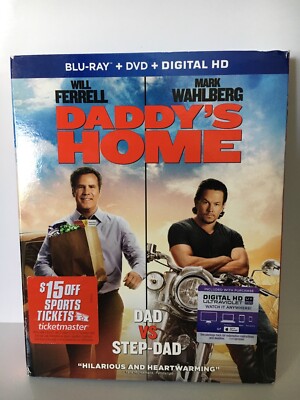 Daddy's Home (Blu-ray + DVD + Digital HD, 2015) Slipcover! Brand New ...