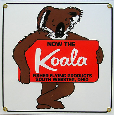 KOLA Aviation Porcelain Metal Sign | eBay