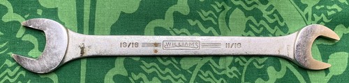 Williams Tools SUPERRENCH No. 1029C 13/16 And 11/16 Open End Wrench USA ...