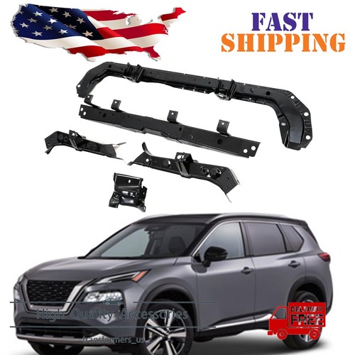 5Pcs For Nissan Rogue 2014-2020 Radiator Core Support Bracket LH RH ...