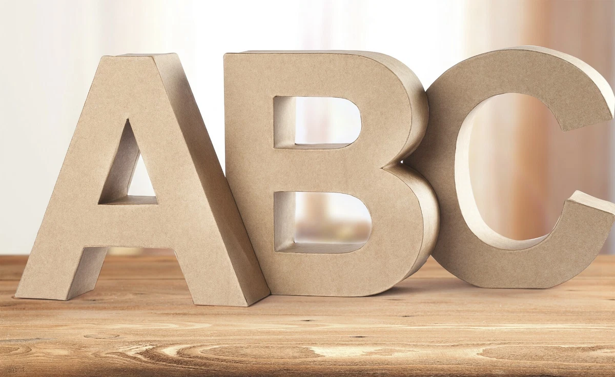 Large 3d Letters