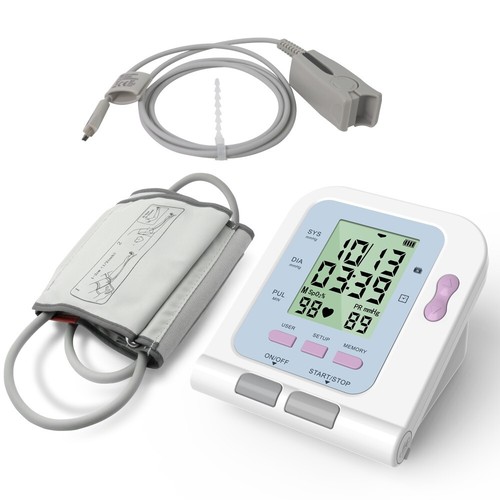 CONTEC08C Digital Upper Arm blood pressure Monitor+Adult BP cuff+SPO2 ...