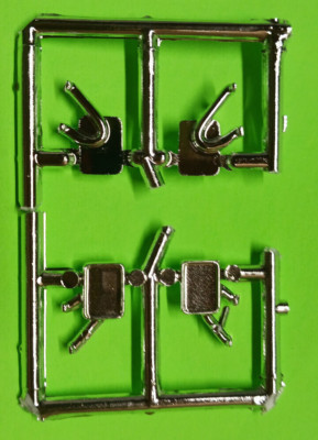 2 Sets AMT 77 1977 Ford Surf Van Econoline E150 1/25 chrome mirrors ...