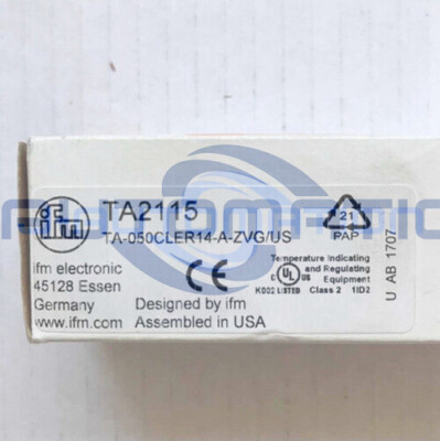 1PCS New IFM Temperature Sensor TA2115 TA-050CLER14-A-ZVG/US | eBay