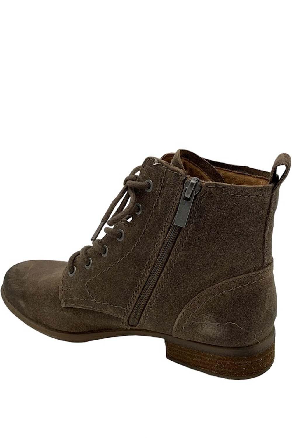 Earth Leather Lace-Up Ankle Boots Janel Walnut | eBay