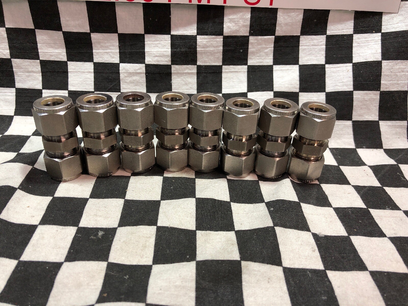 SWAGELOK SS-810-6, UNION 1/2", SS-810-6, SS8106, LOT OF 8, SHIPSAMEDAY ...