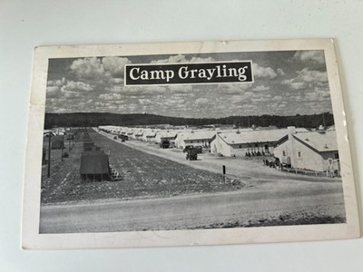Camp Grayling Military Reservation on Shore of Lake Margrethe Grayling ...