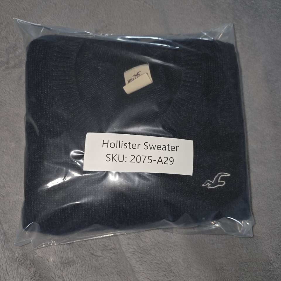 Hollister Pacific Merchant Mens Pullover Sweater Gray Size Small Long ...