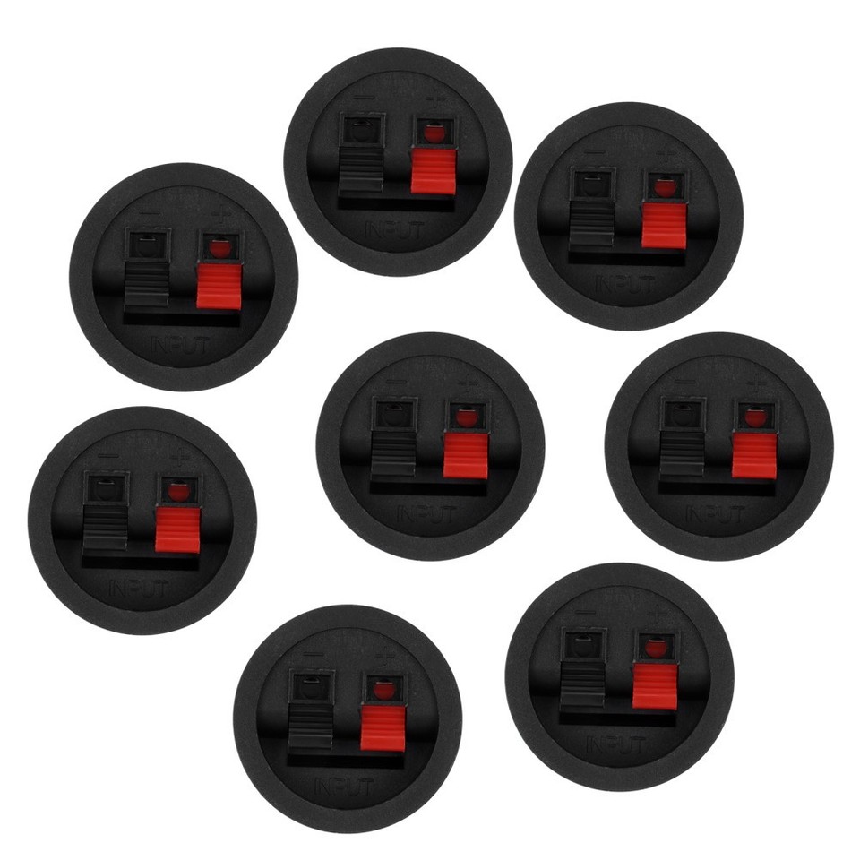 8 Pcs Speaker Spring Connection Clip Car Connectors Round Post Cup | eBay