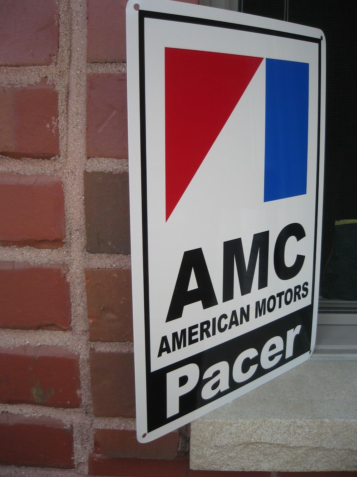 AMC Pacer American Motors Racing Sign AMX Service Mechanic Garage Ad ...