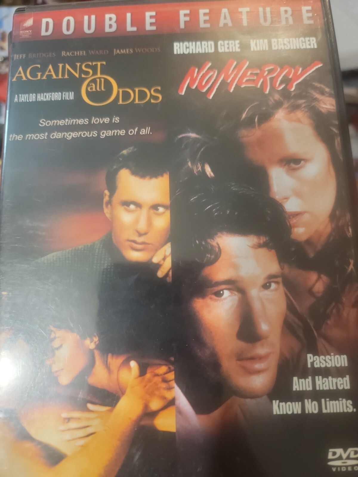 Against All Odds/No Mercy Double Feature DVD Jeff Bridges Richard Gere ...
