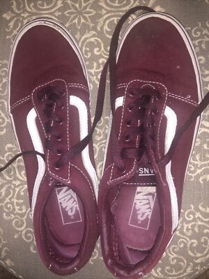 Kids Vans Size 4 Maroon | eBay