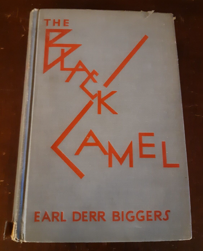 The Black Camel - Earl Derr Biggers - 1929 Bobbs-Merrill HC Charlie ...