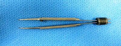 Weck 392060 Titanium Forceps, Round Handle, 0.7mm Curved Tips, 6" | eBay