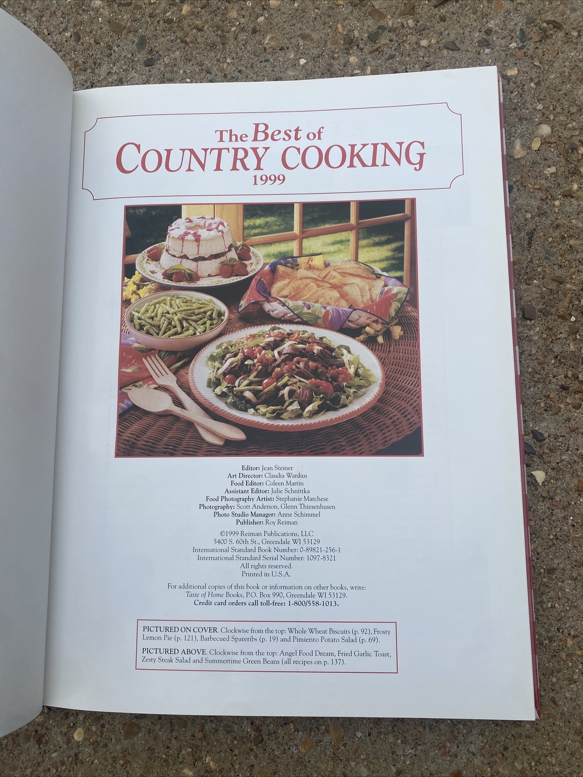 The Best of Country Cooking by Taste of Home Magazine 1999 Hardback ...