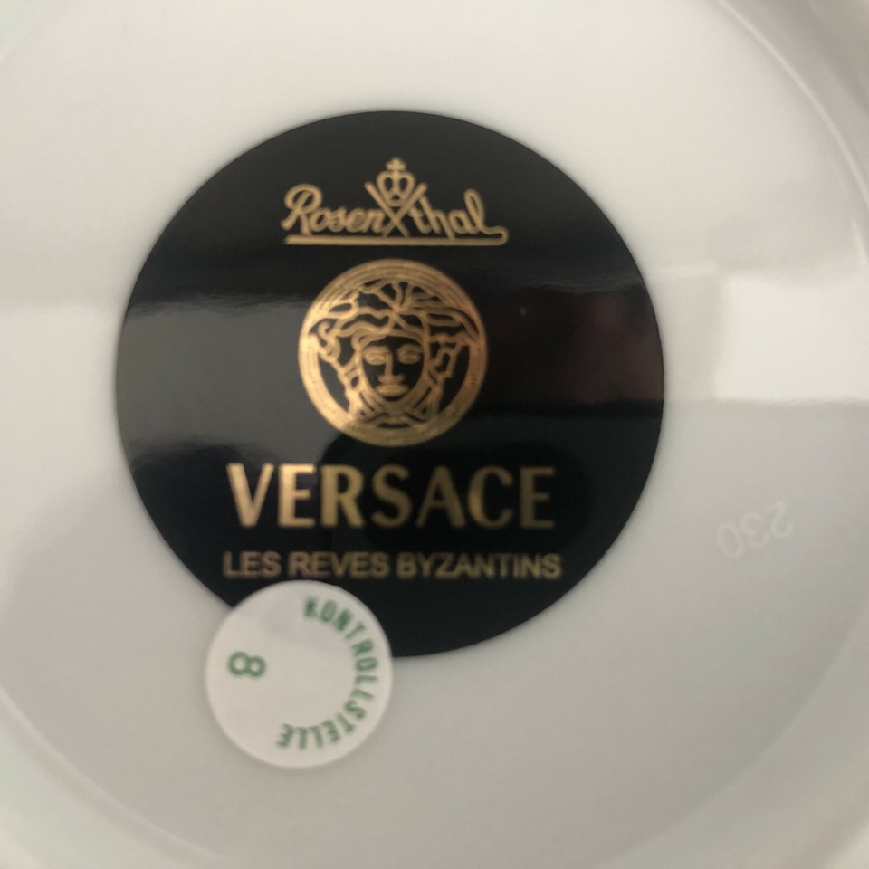 VERSACE Byzantine Dreams CANAPE SQUARE DISH 4,5" Rosenthal Schälchen 12 ...