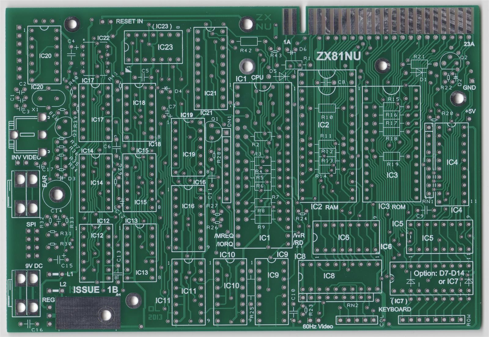 ZX81NU - ZX81 Clone ohne ULA - PCB | eBay