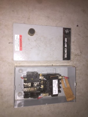 GE 300 Line Control Magnetic Motor Starter CR306J1, NEMA0, 18A | eBay