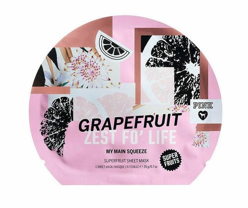 Victorias Secret Pink Face Mask Super Fruits Grapefruit Zest Fo' Life 1 ...