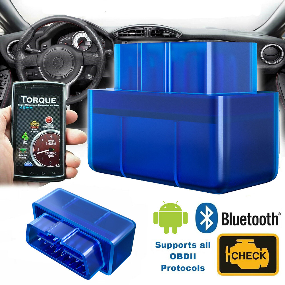 V1.5 Bluetooth ELM327 Android Torque Car Scanner OBDII Auto Diagnostic ...