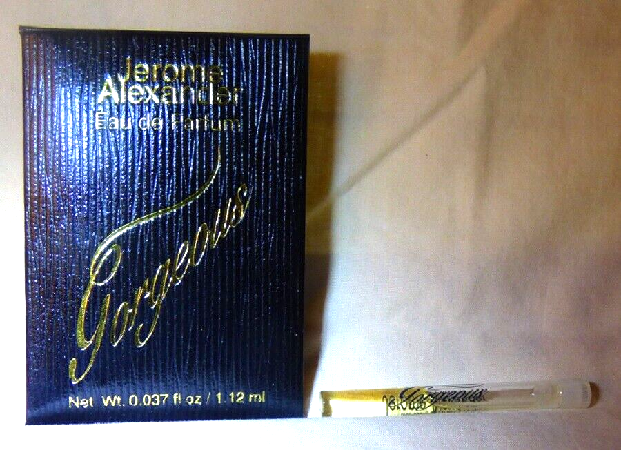 Vintage Jerome Alexander GORGEOUS Parfum 1.12 ml Sample Size Fragrance ...