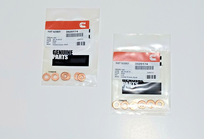 3920174 2 Packs of 6 Seals/ total 12 - for Injector Cummins ref also ...