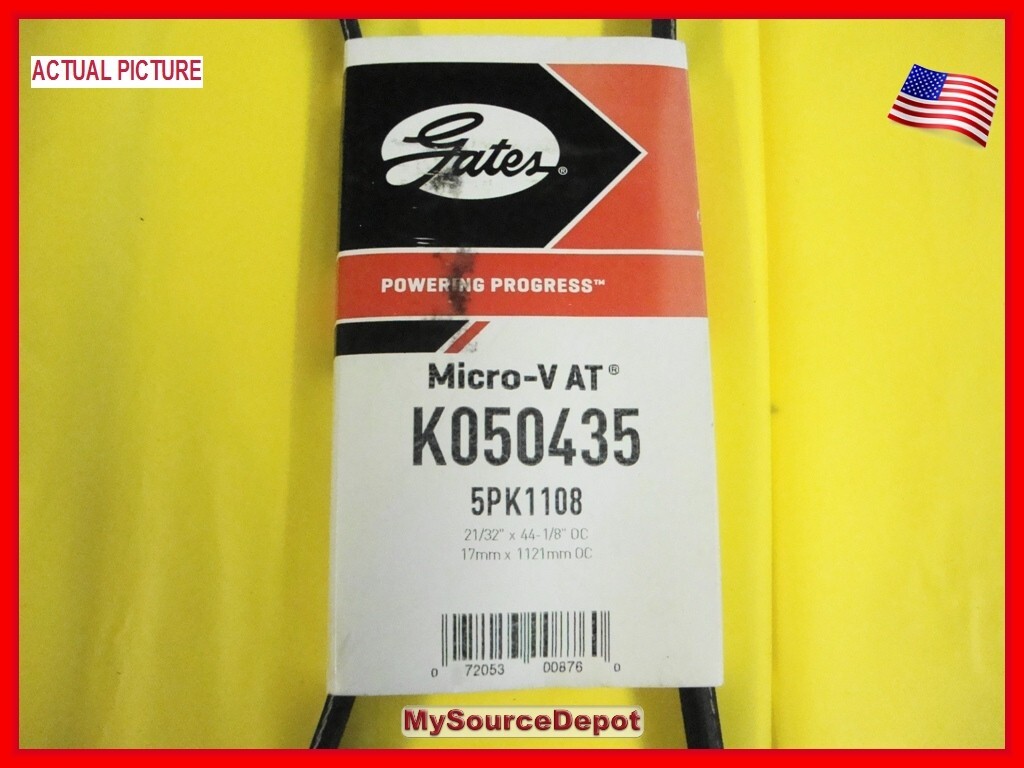 SERPENTINE BELT ,GATES BELT,K050435 | eBay