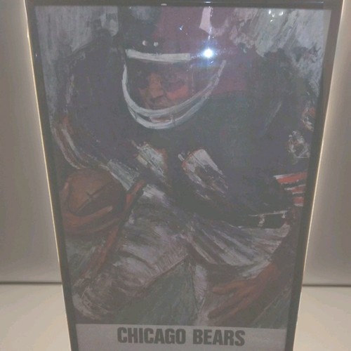 Vintage 1960's Chicago Bears NFL Football Poster : 24 x 36 by artist ...