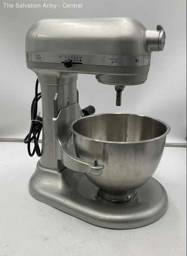 KitchenAid Pro 600 Design Silver Stainless Steel Bowl Stand Countertop ...