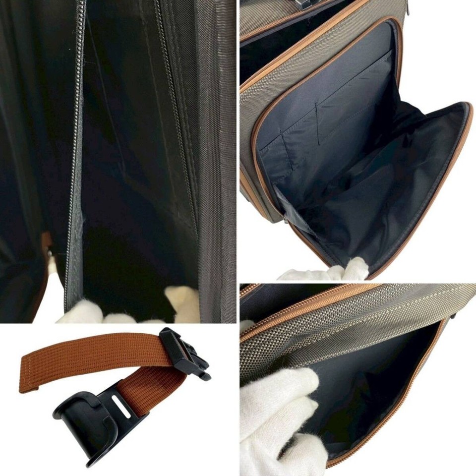 B3719 Longchamp Longchamp Carry Bag Suitcase Soft Case Men s Canvas ...