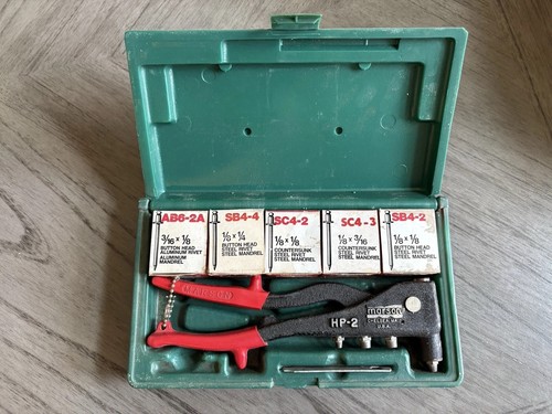 Marson Rivet Gun HP-2 KLIK FAST Professional Riveter Kit with Rivet ...