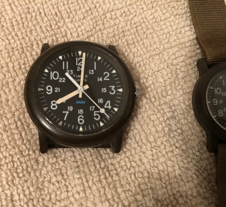 Vintage Timex Military Field Watches (3) Macgyver | eBay
