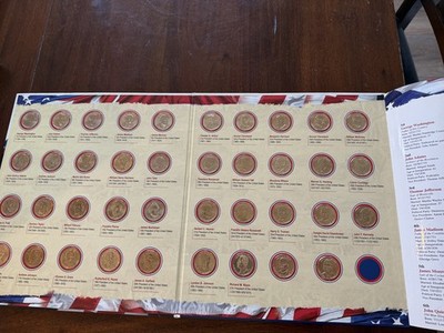 Whitman Presidential Dollars Collector's Archive, NEARLY COMPLETE ALL ...