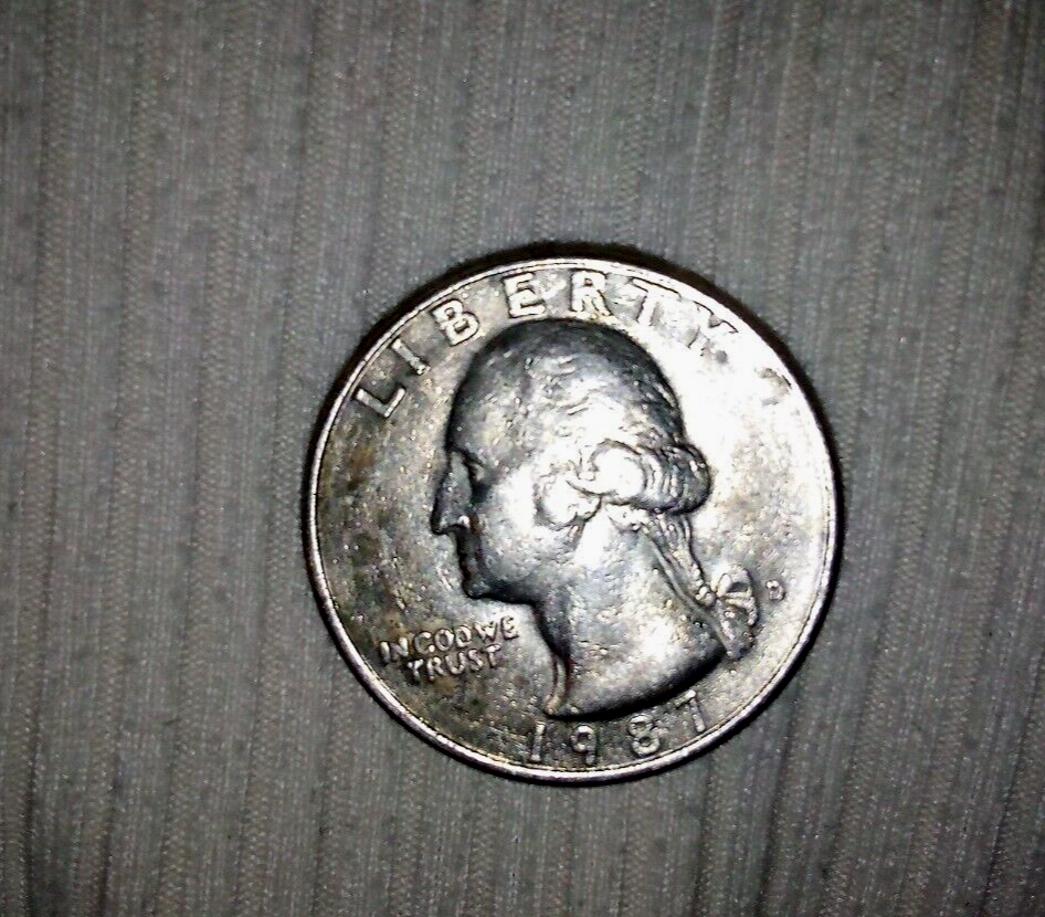 1987 D Mint Mark, Washington Quarter, RARE ERROR | eBay