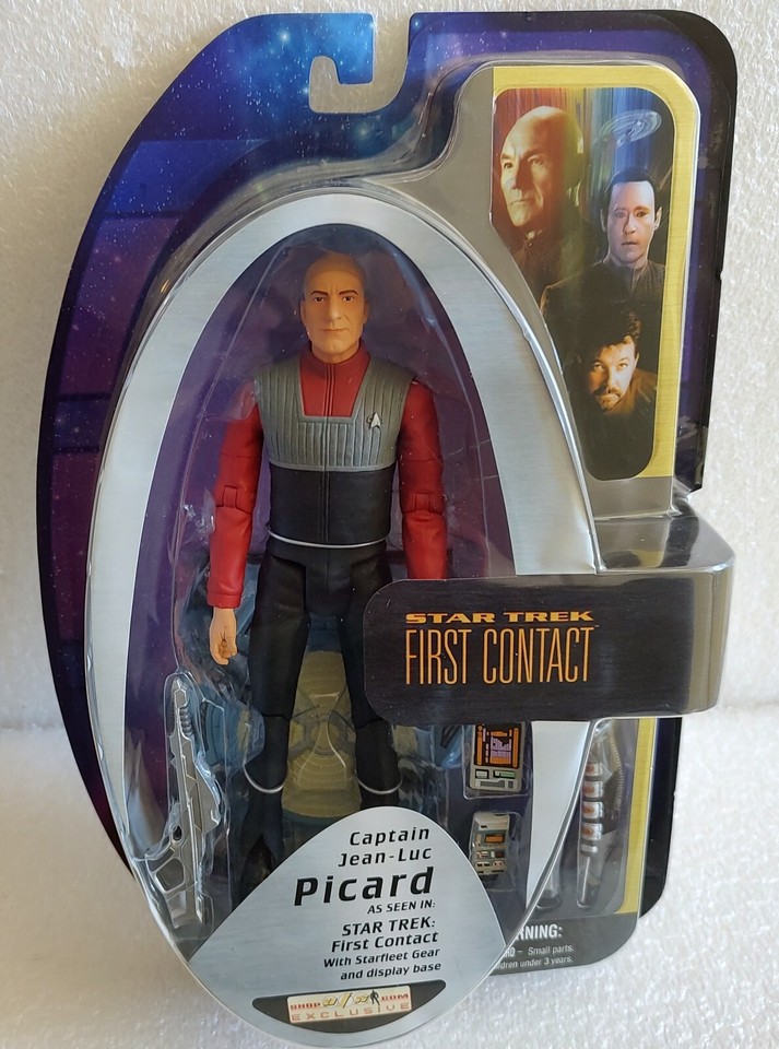 DIAMOND SELECT ART ASYLUM STAR TREK TNG FIRST CONTACT CAPTAIN JEAN-LUC ...