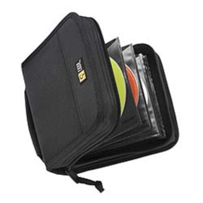 Case Logic CDW-32 CD Wallet-Holds 32 Discs or 16 With Notes - Nylon ...
