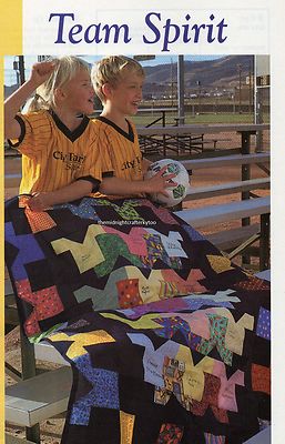 Team Spirit Quilt Pattern Pieced SH | eBay