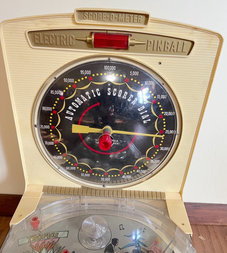 Vintage Marx Score-O-Meter Electric Pinball Machine ~ Model G-210 | eBay