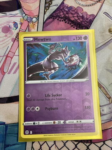 Mewtwo 056/172 - Brilliant Stars - Reverse Holo Rare Pokemon Card Near ...