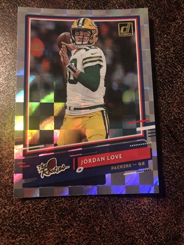 2020 PANINI DONRUSS SILVER THE ROOKIES JORDAN LOVE PACKERS FOOTBALL ...