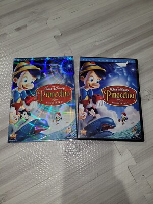Pinocchio (DVD, 2009, 2-Disc Set, 70th Anniversary Platinum Edition ...