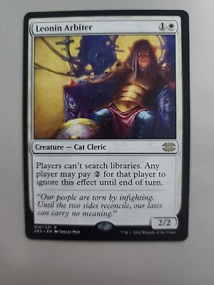 MTG Leonin Arbiter Double Masters 2022 016/331 Regular Rare | eBay