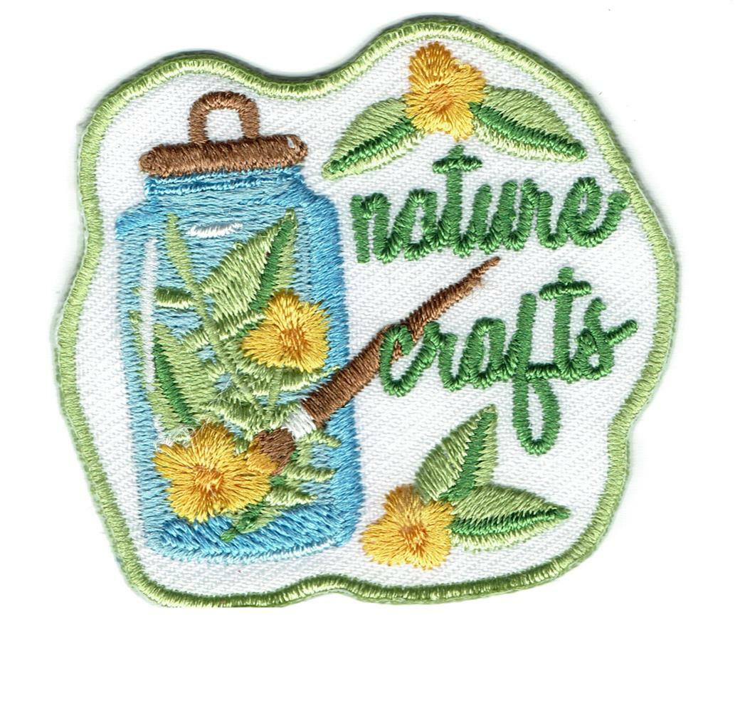 Girl Boy NATURE CRAFTS Projects Fun Patches Crests Badges SCOUT GUIDE ...